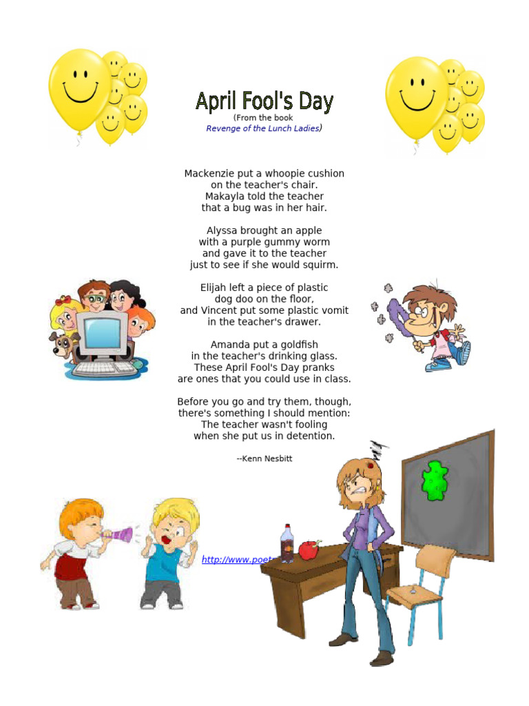Fun Classroom Pranks for April Fools | PDF