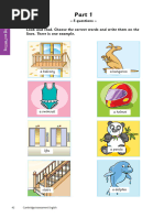 Movers - Speaking Test 1 | PDF