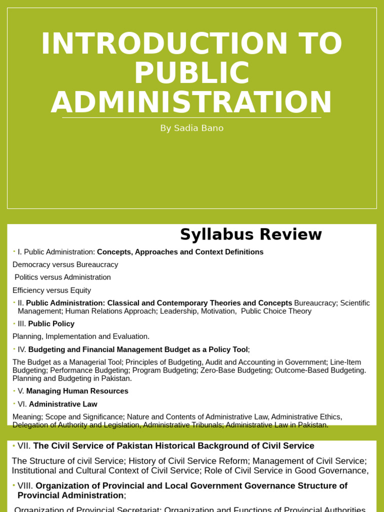 PUB Ad-Demo | PDF | Public Administration | Governance