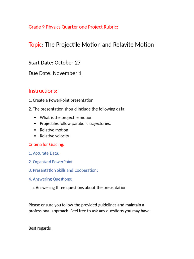 Project Grade 9 | PDF | Career & Growth