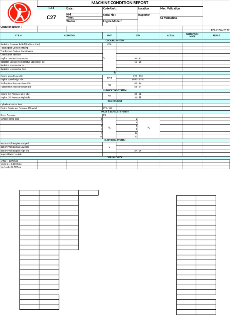 Ppa-F-Plant-57 MCR Ppa C27 | PDF | Engines | Engineering