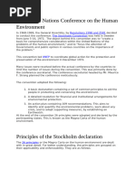 1992 Rio Declaration Overview | PDF | Sustainability | Sustainable ...