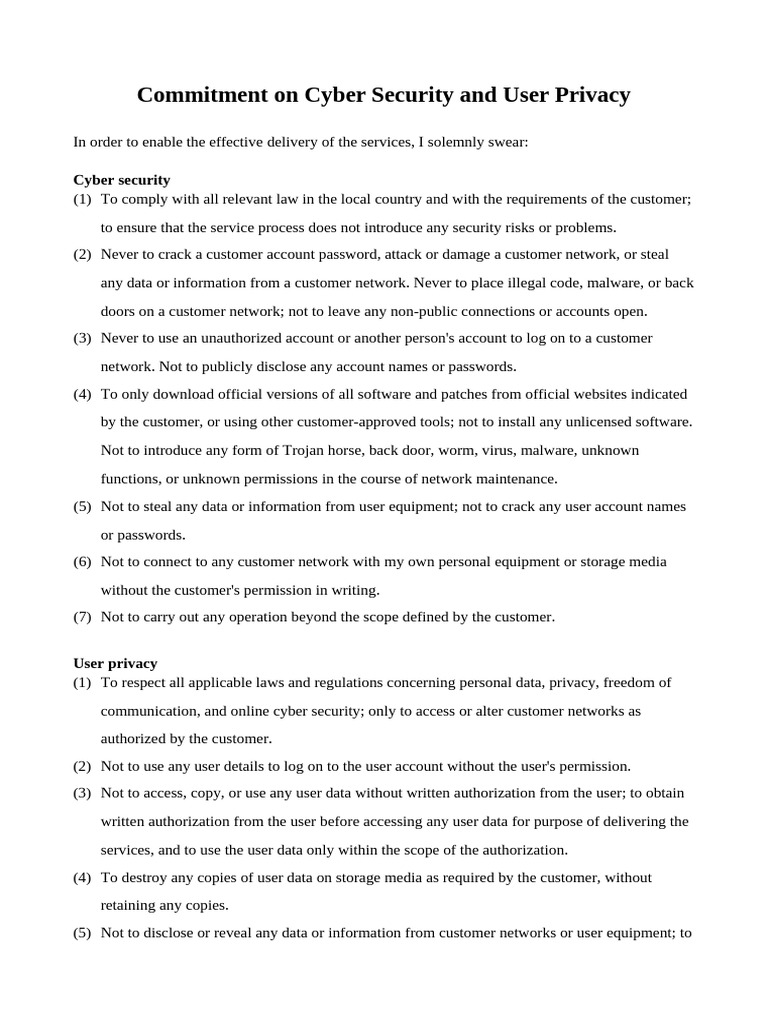 Cyber Security Sign | PDF | Security | Computer Security