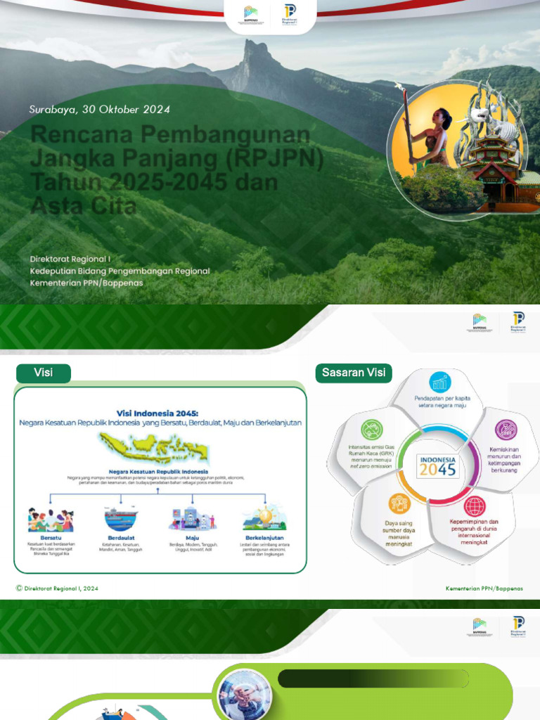 02 - 20241030 - RPJPN Tahun 2025-2045 Dan Asta Cita | PDF