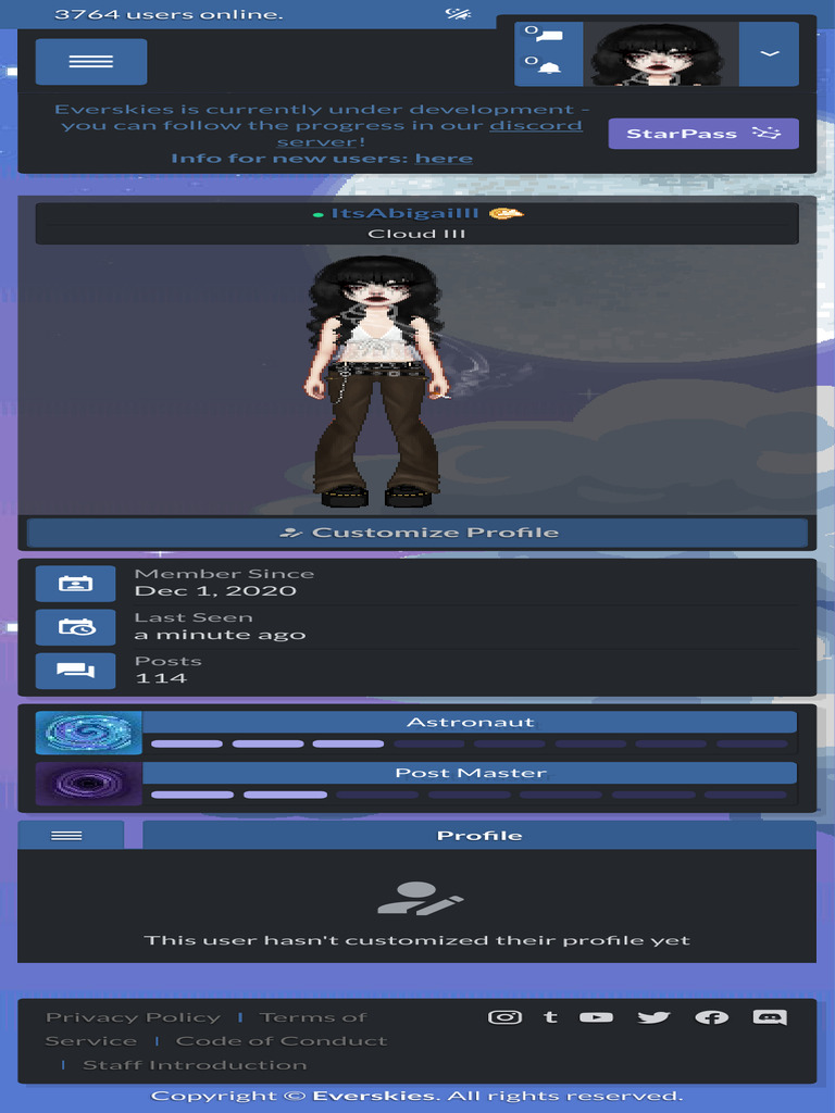 Profile - ItsAbigailll - Everskies | PDF