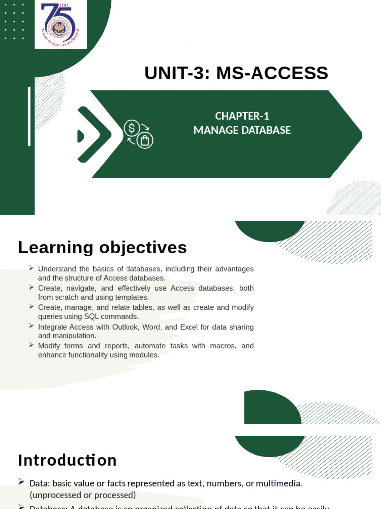 Ms Access | PDF | Databases | Microsoft Access