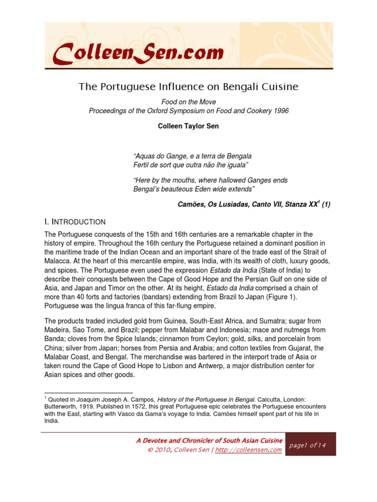Portuguese Influence | PDF | Curry | Foods