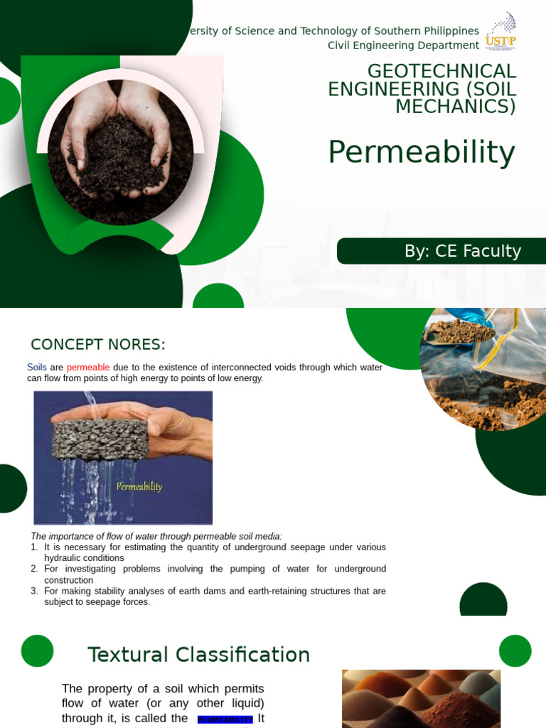 Seepage and Permeability | PDF | Permeability (Earth Sciences) | Soil Mechanics