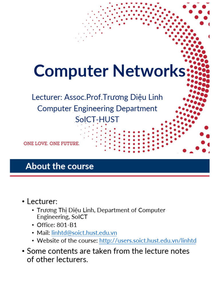 Computer Networks Course Overview | PDF