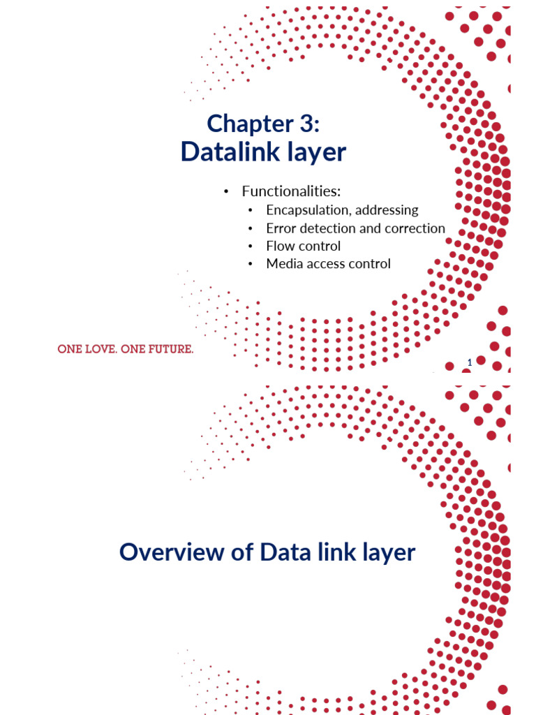 Chapter 3 - Datalink Layer | PDF | Computer Network | Error Detection And Correction