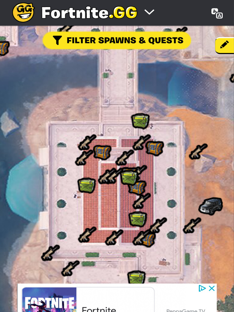 Fortnite Interactive Map - Fortnite.gg 2 | PDF