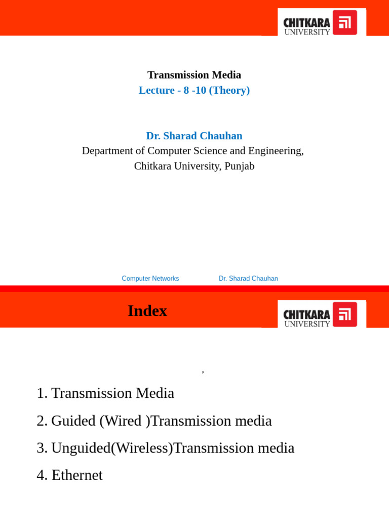 Lecture8 11 (Transmission Media) | PDF | Transmission Medium | Radio