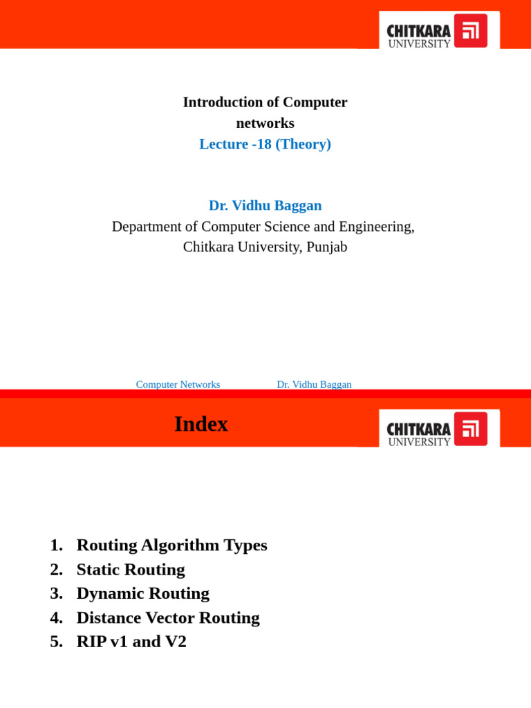 Types of Routing in Computer Networks | PDF