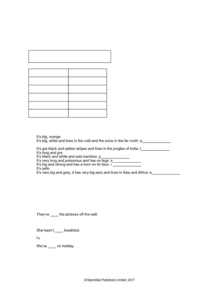All Clear 6th Grade Progress Test Unit 8 | PDF | Language Arts & Discipline