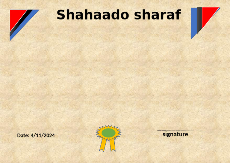 Shahaado | PDF
