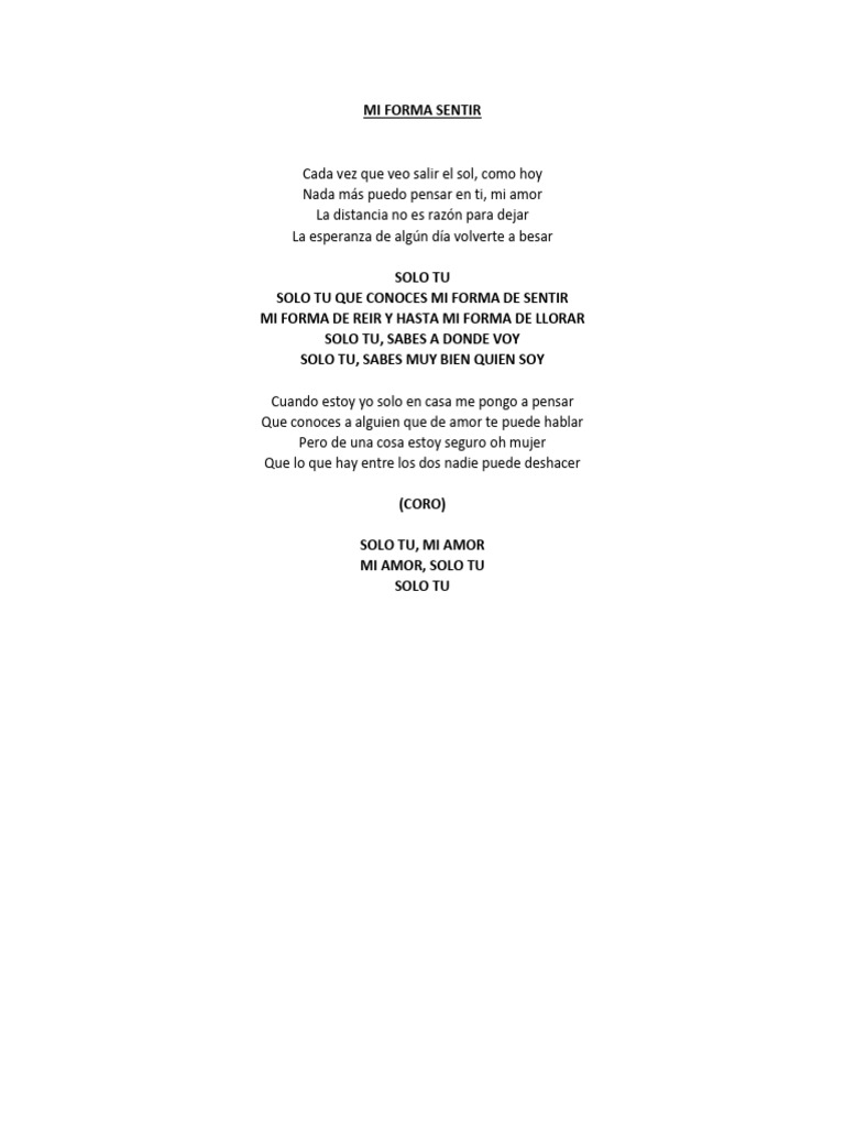 Mi Forma Sentir Pdf