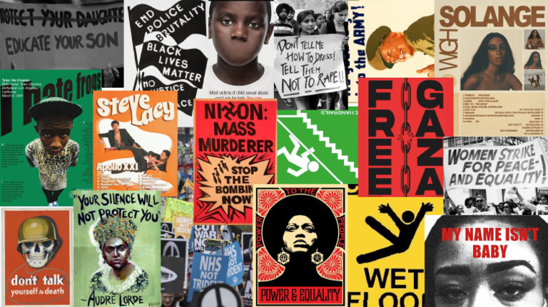 Collage (Music, Propaganda, Protests and Warnings) | PDF