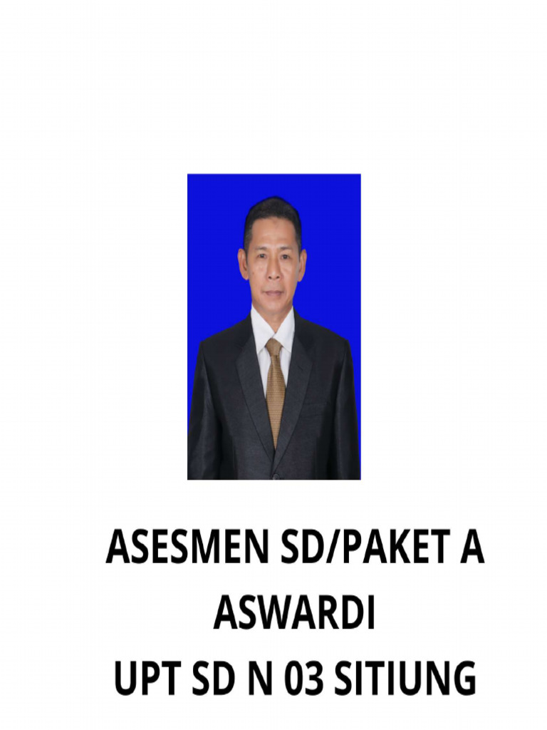 AKSI NYATA ASESMEN SDPAKET A BY ASWARDI - Compressed | PDF