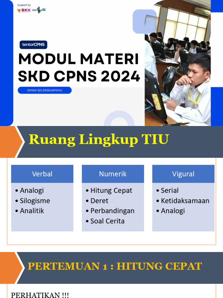 Pertemuan 1 SKD (TIU) | PDF