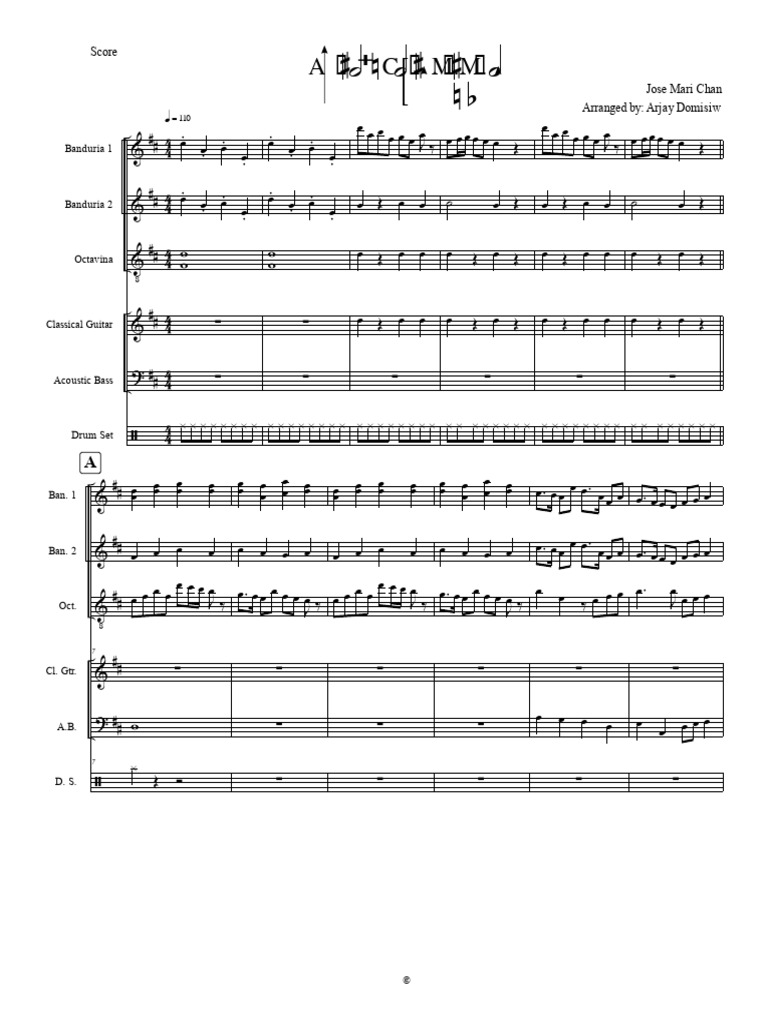 Partition de "A Wish On Christmas Night" | PDF