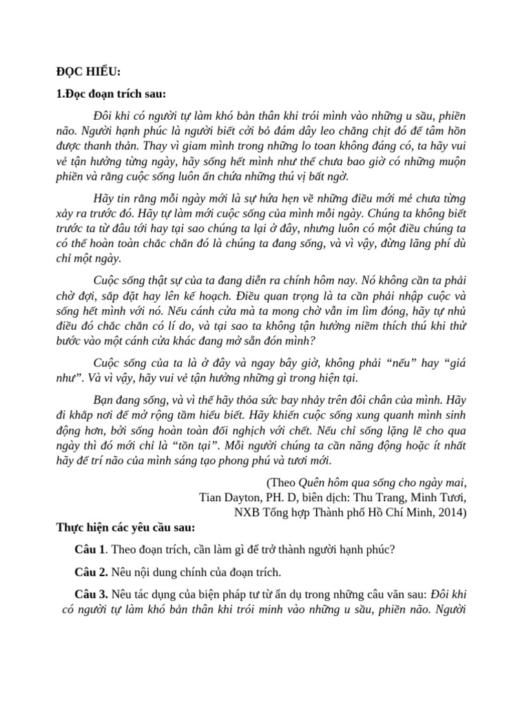 ÔN TẬP NV 12 GKI | PDF