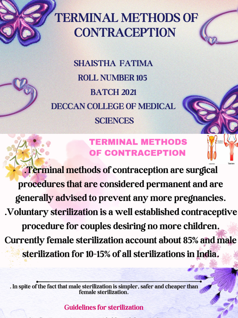 Terminal Methods of Contraception 20241030 101814 0000 | PDF | Sexual ...