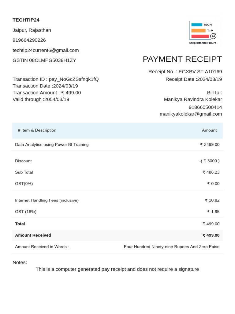 Data Analytics Using Power BI Training 1710862954278 | PDF