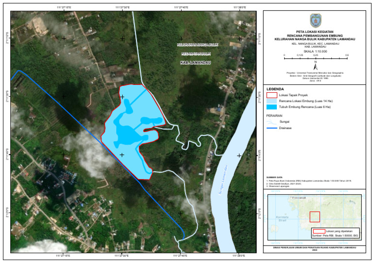 01 PETA LOKASI KEGIATAN A4 Citra | PDF