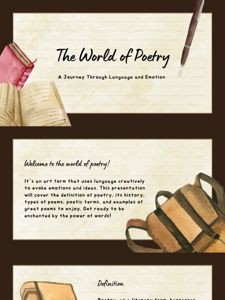 Poetry: Language and Emotion Guide | PDF
