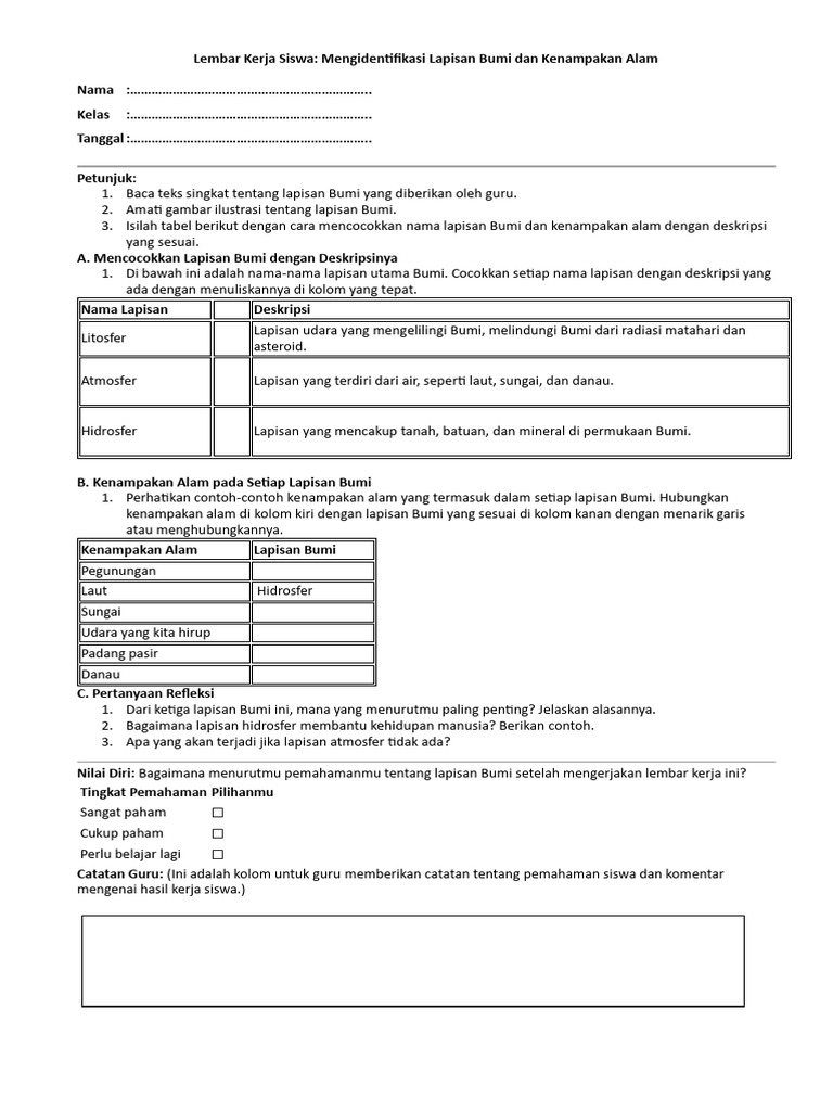 Lembar Kerja Siswa | PDF | Ilmu Sosial | Kajian Bahasa Asing