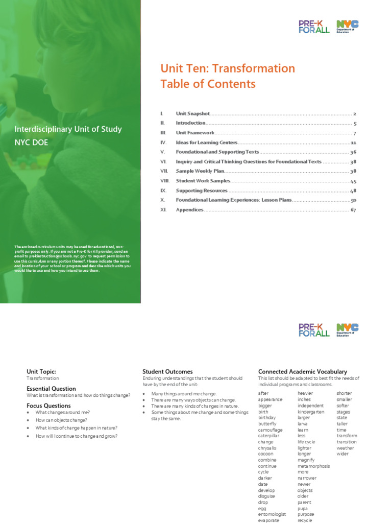 Unit 10 Transformation | PDF | Learning | Critical Thinking