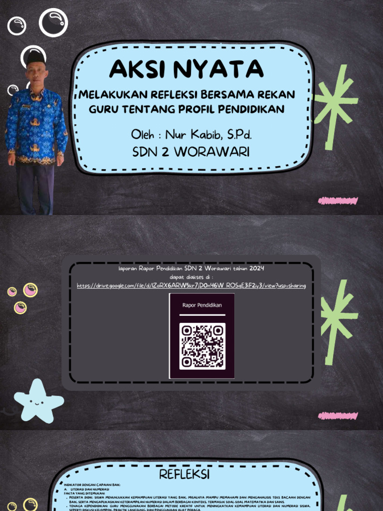 Melakukan Refleksi Bersama Rekan Guru Tentang Profil Pendidikan ...