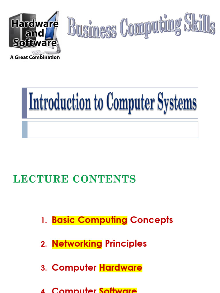Lec3 - An Introduction To Computer Systems | PDF | Computer Data ... Lec3 - An Introduction To Computer Systems | PDF | Computer Data ...