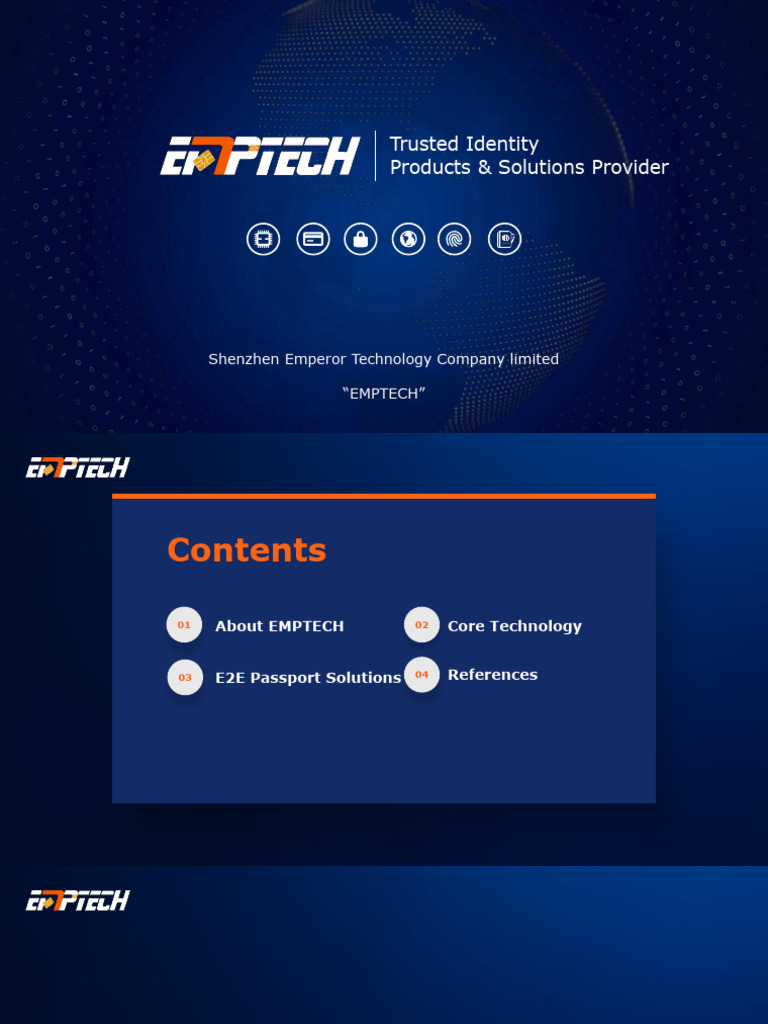 EMPTECH E2E Passport Solution 20230920 | PDF | Identity Document | Biometrics