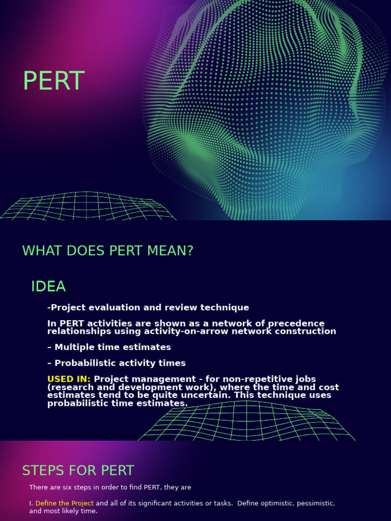 Pert Lecture | PDF | Standard Deviation | Variance