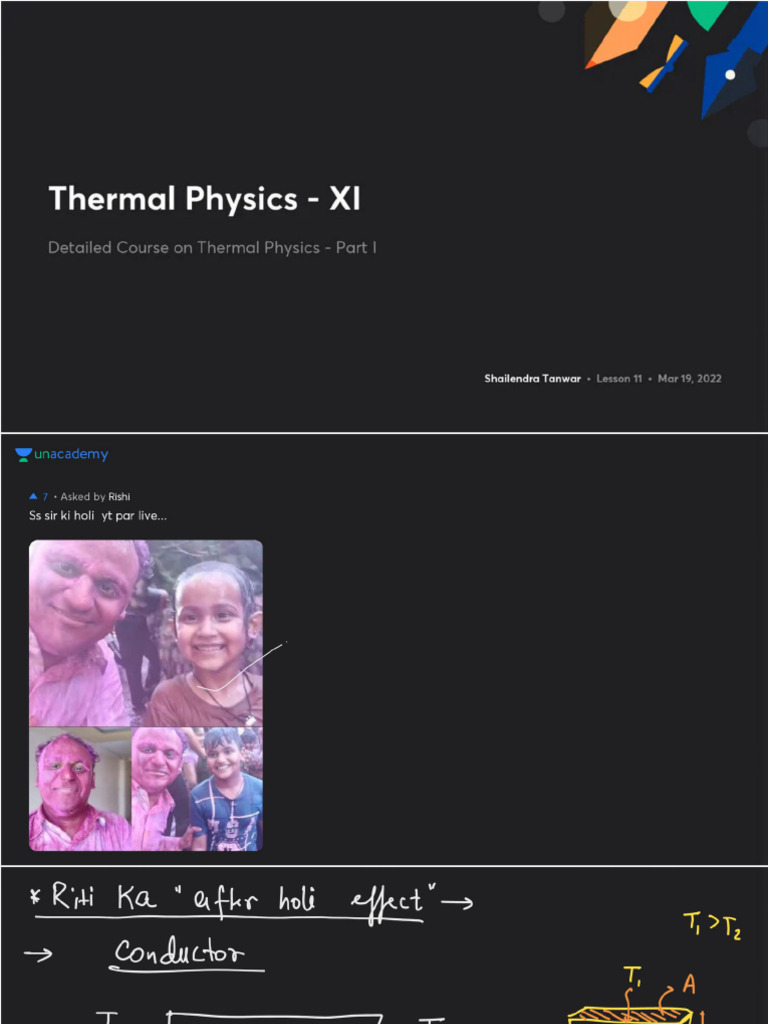 Thermal Physics XI With Anno | PDF