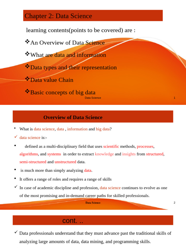 CH-2 Data Science Emerging Technology | PDF | Apache Hadoop | Data Type