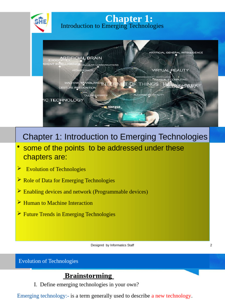 CH 1 Introduction To Emerging Technologies | PDF | Computer Science ...