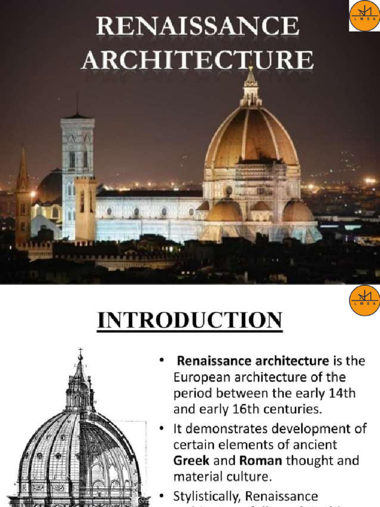 Renaissance Architecture 1 | PDF