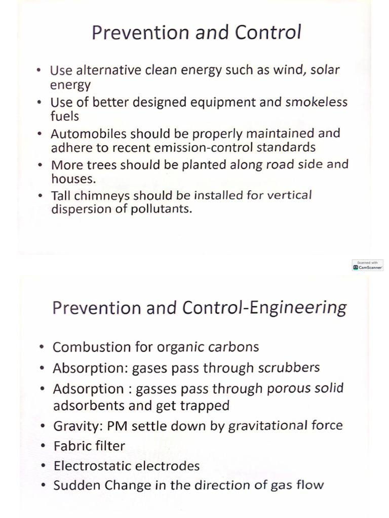 Air Pollution Prevention and Control | PDF
