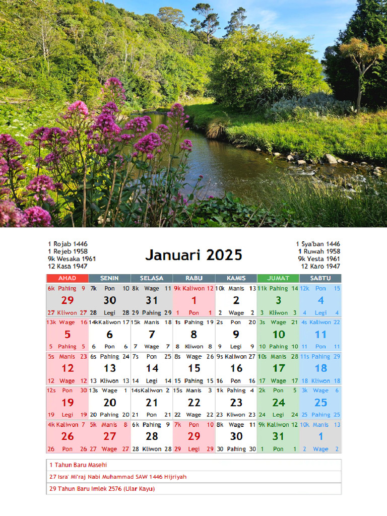 Kalender 2025 | PDF