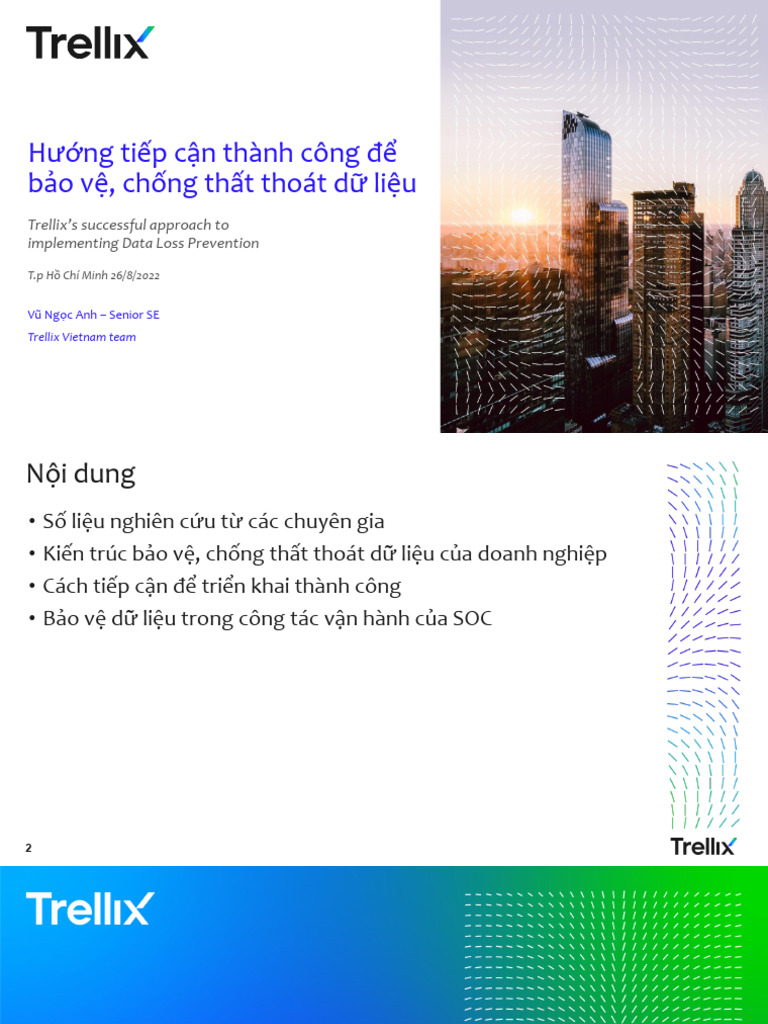 Trellix Data Protection DLP Chong That Thoat Du Lieu | PDF