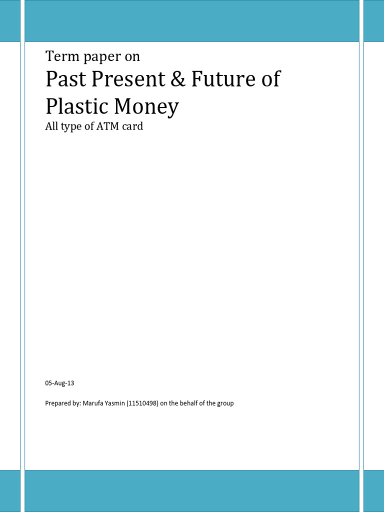 Plastic Money in Bangladesh | PDF | Credit Card | Banks