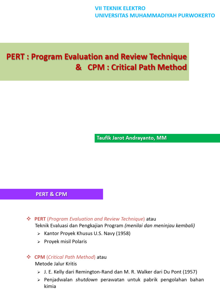 Mnjpro05 - Pert - CPM | PDF