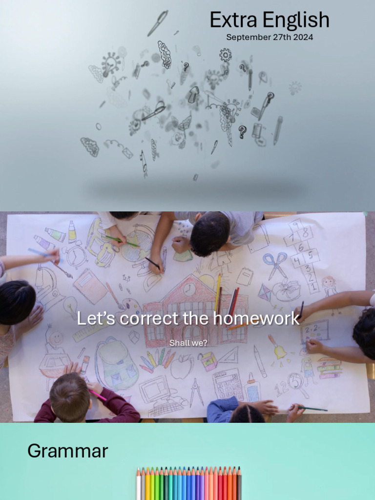 Anglais Renforcé Le 27 Septembre 2024 | PDF | Language Arts & Discipline