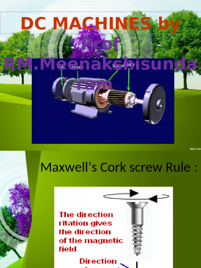 DC Machines | PDF | Electric Motor | Electromagnetic Induction