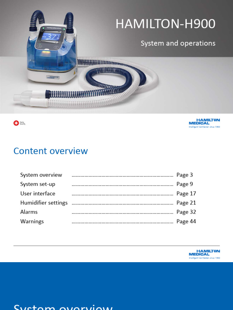 03 H900 System & Operation | PDF | Humidity | Manufactured Goods
