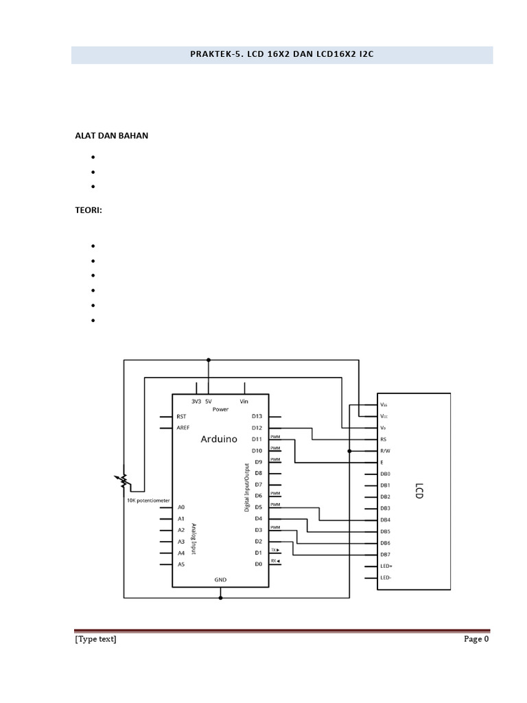 Khusus Revisi LCD I2c | PDF