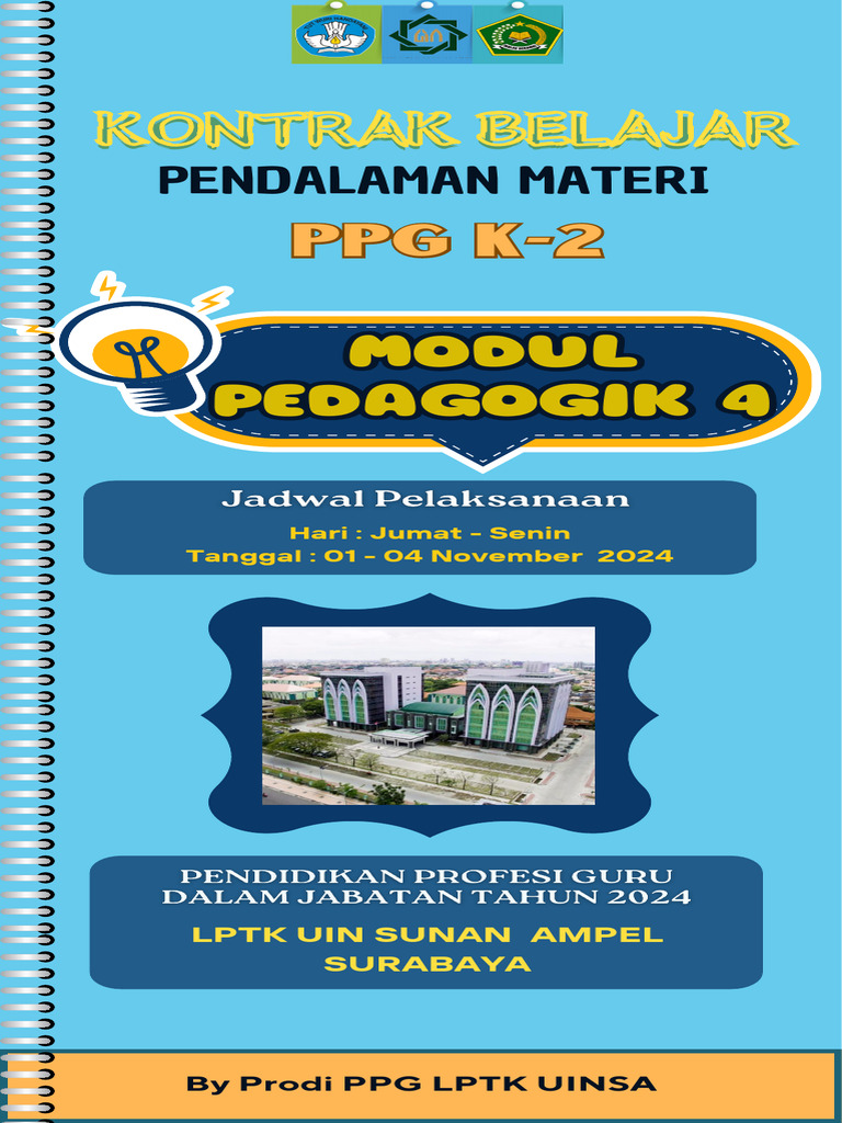 Kontrak Belajar PM Pedagogik 5 K-2 PPG Daljab Batch 2 LPTK Uinsa 2024 | PDF
