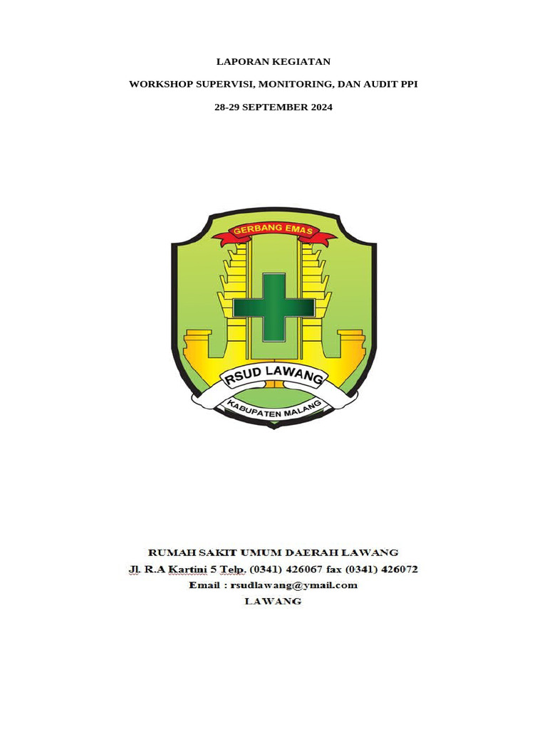 Laporan Workshop Supervisi, Monitoring, & Audit PPI | PDF